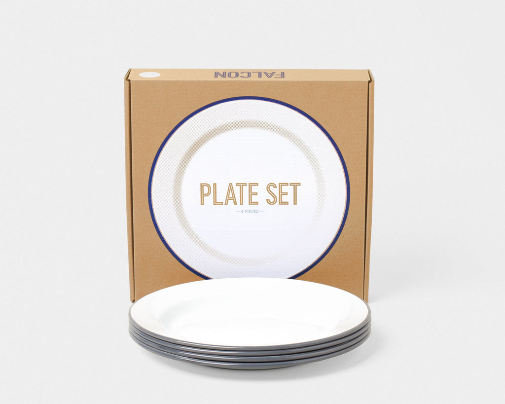24cm Plates — Falcon Enamelware